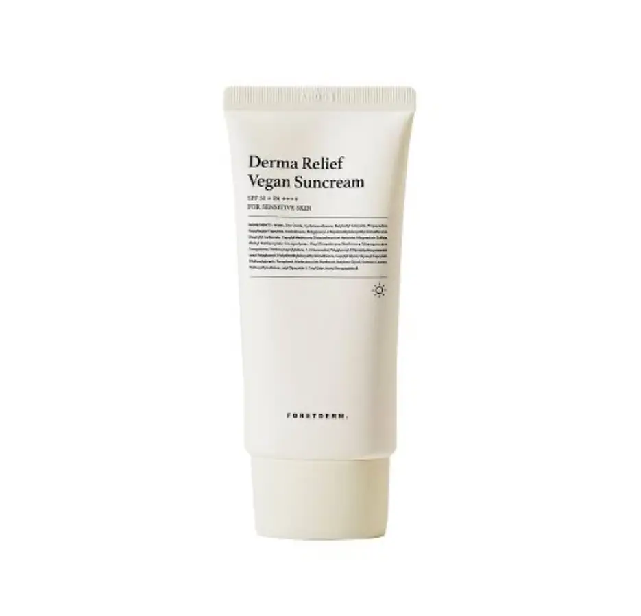 FORETDERM Derma Relief Vegan Suncream SPF 50+ (Ingredients Explained)