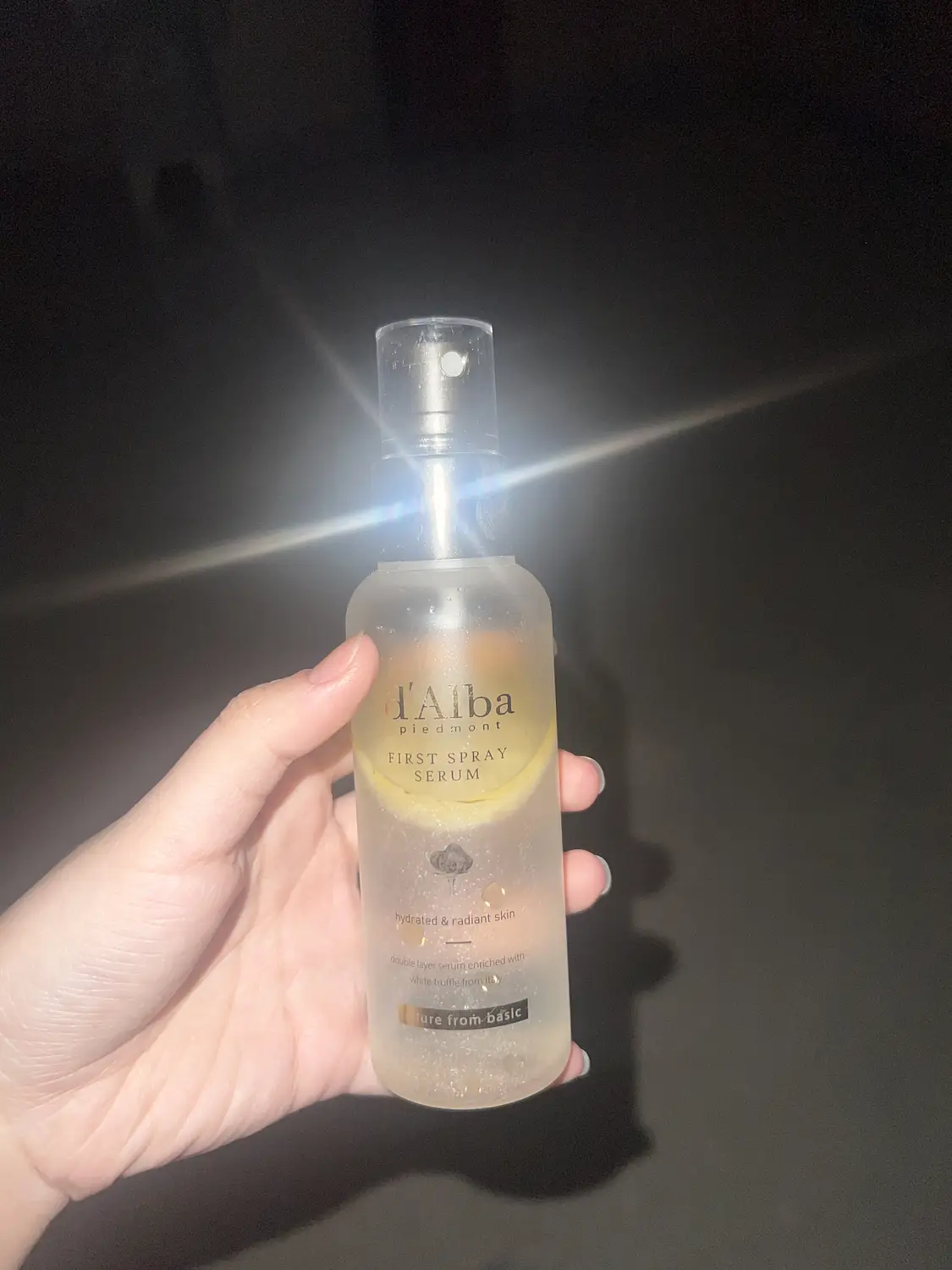 D'Alba White Truffle First Spray Serum VS Miguhara Vital Shine Mist