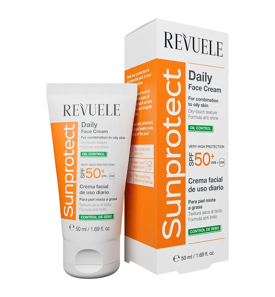 Revuele Sunprotect Daily Face Cream Oil Control SPF 50+ (Ingredients