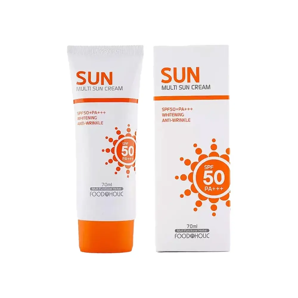 Foodaholic SUN Multi Sun Cream SPF50 and PA+++ (Ingredients Explained)