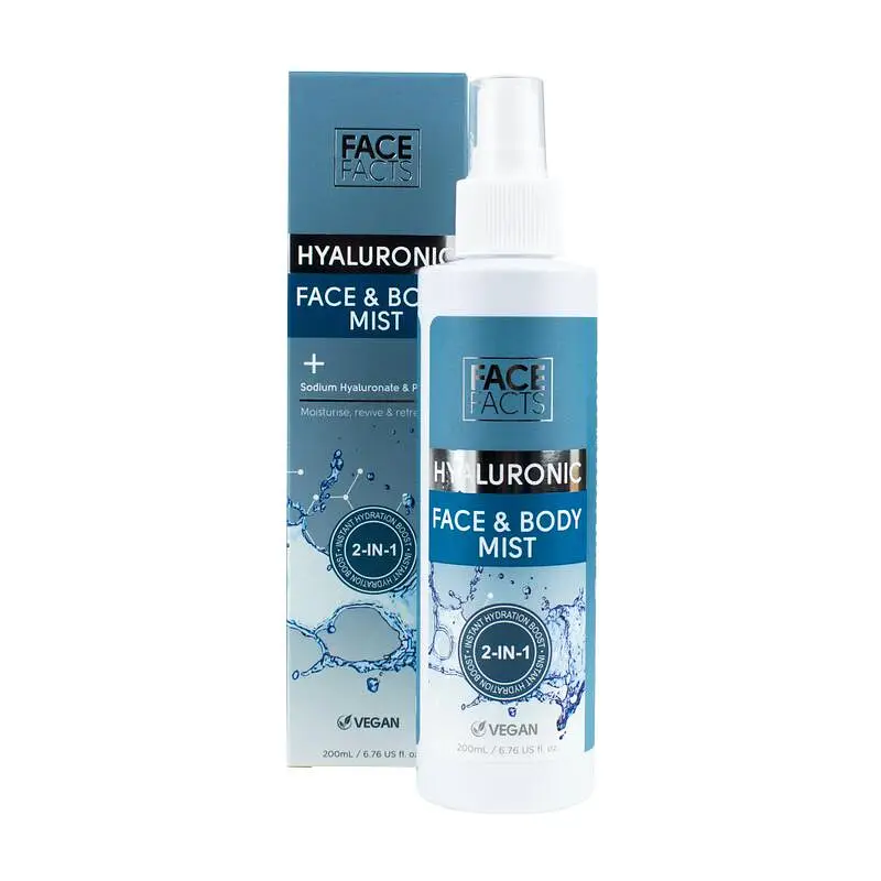 Face Facts Hyaluronic Face & Body Mist (Ingredients Explained)