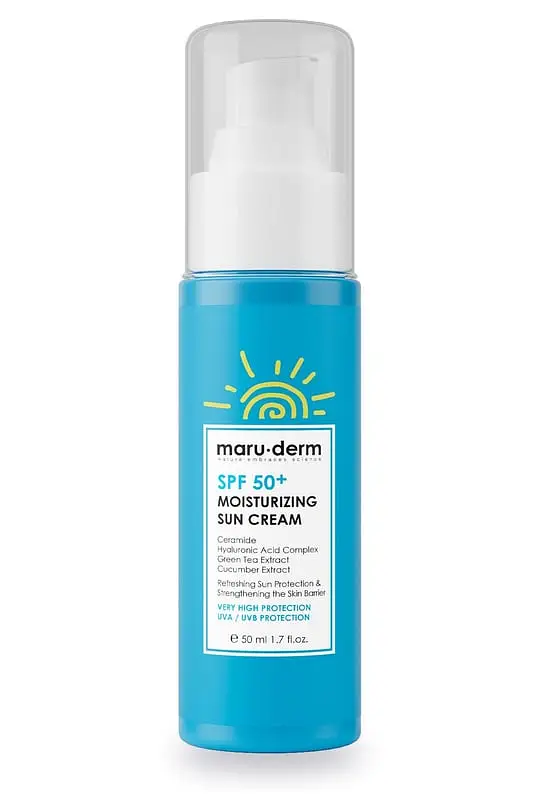 maru.derm Moisturizing Sun Cream SPF 50+ (Ingredients Explained)