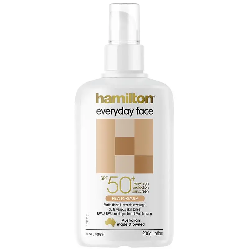 Hamilton SPF 50+ Everyday Face Cream (Ingredients Explained)