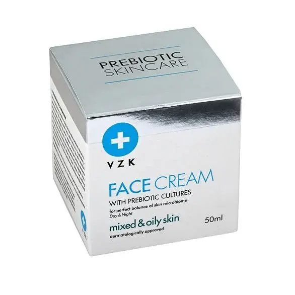 VZK Prebiotic Face Cream for Oily and Combination Skin (Ingredients