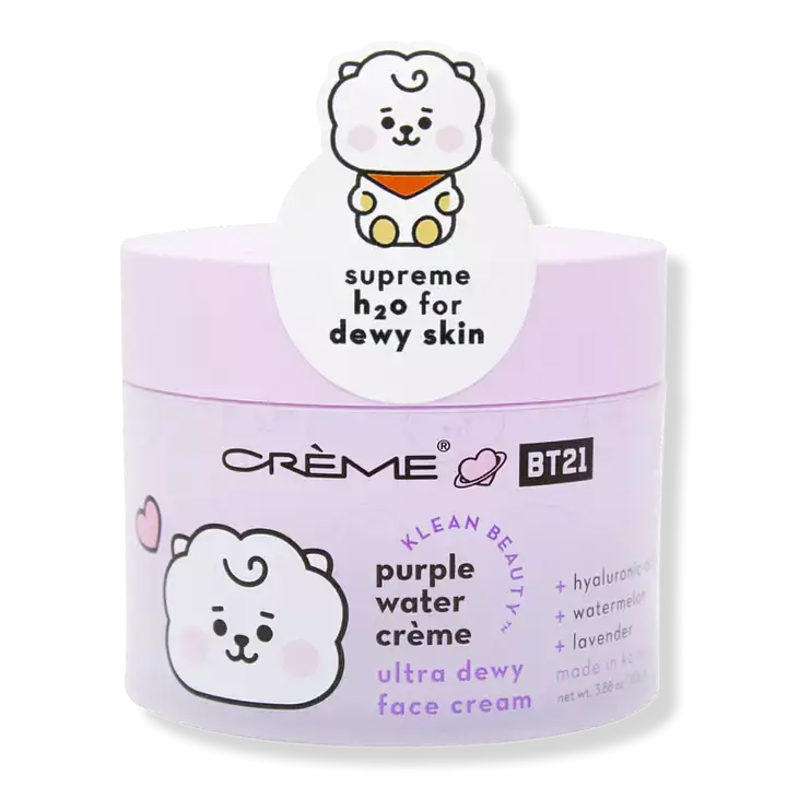 The Creme Shop BT21 BABY RJ Purple Water Crème Klean Beauty