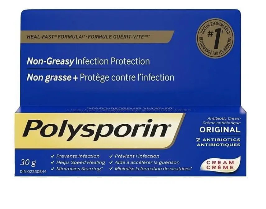 Polysporin Original Antibiotic Cream (Ingredients Explained)
