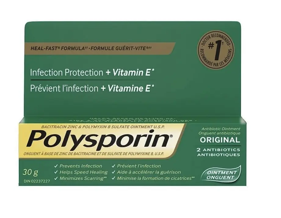 Polysporin Original Antibiotic Ointment (Ingredients Explained)