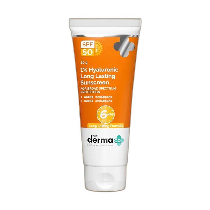 The Derma Co 1% Hyaluronic Long Lasting Sunscreen SPF 50 (Ingredients