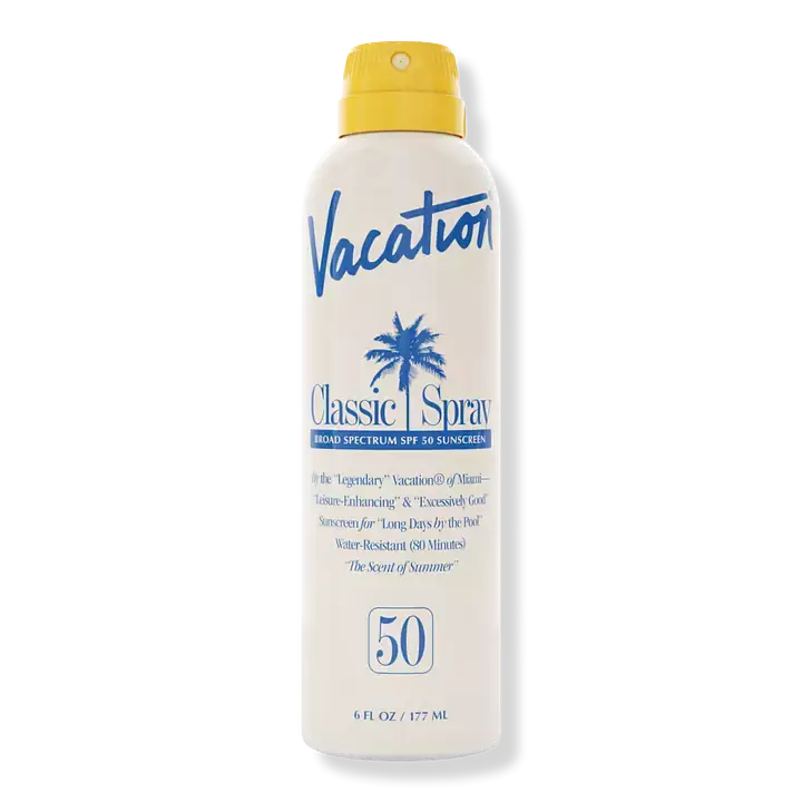 Vacation Classic Spray SPF 50 Sunscreen (Ingredients Explained)