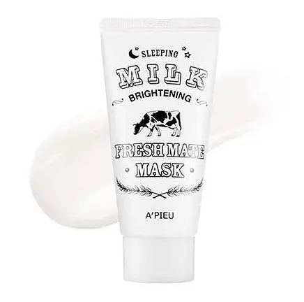 A'Pieu Sleeping Milk Brightening Fresh Mate Mask (Ingredients
