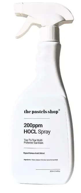 The Pastels Shop HOCL Spray 200ppm (Ingredients Explained)