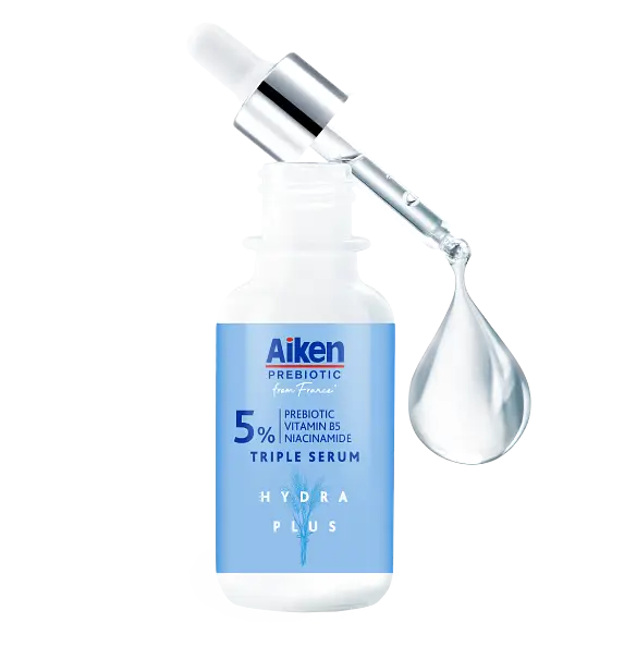 Aiken Hydra Plus 5% Prebiotic, Vitamin B5, Niacinamide Triple Serum