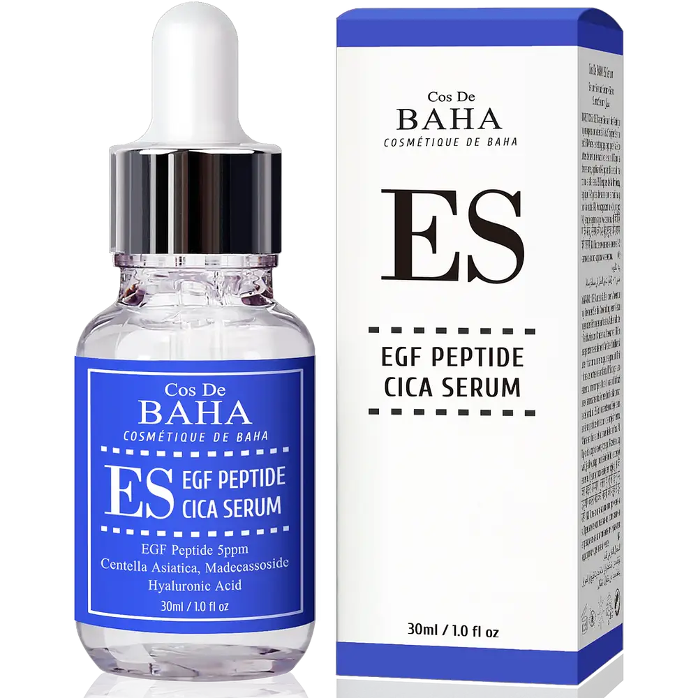Cos De BAHA EGF Peptide 5ppm Cica Madeca Soside Serum (Ingredients