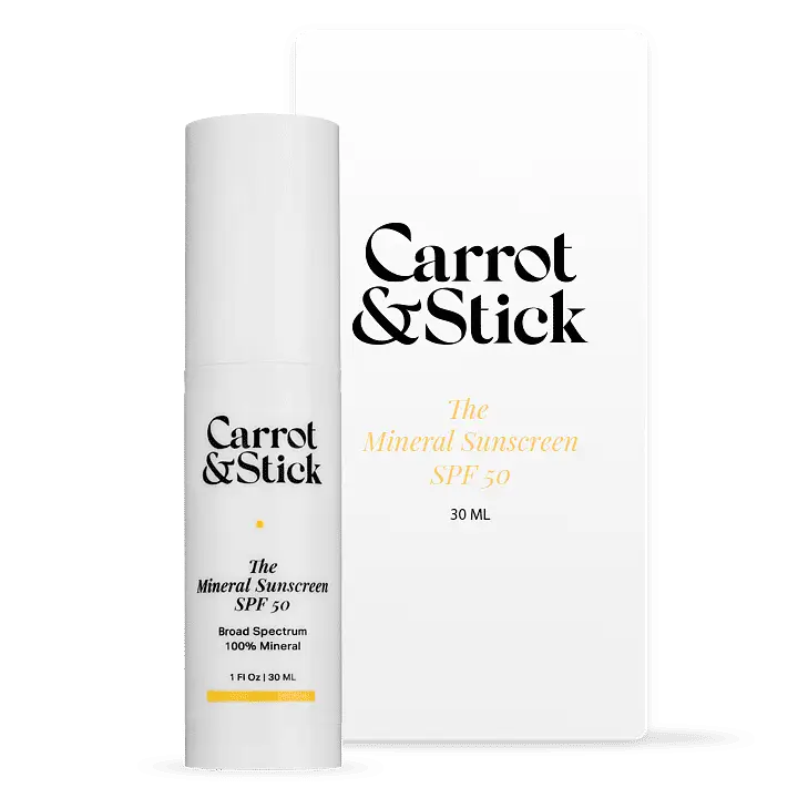 Carrot & Stick The Mineral Sunscreen SPF 50 (Ingredients Explained)