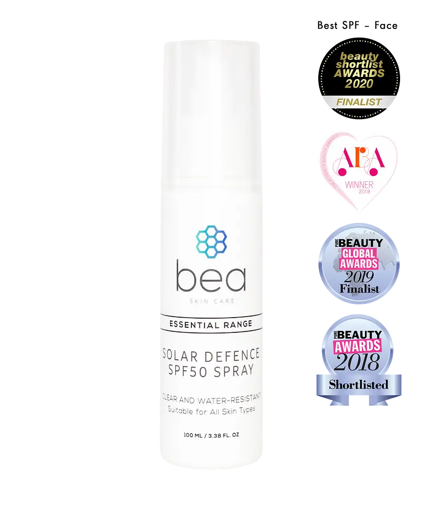 Bea Skincare Solar Defence SPF 50 Mist Spray (Ingredients Explained)