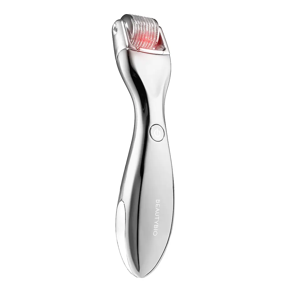BeautyBio Chrome GloPro Microneedling Facial Regeneration Tool