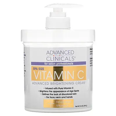 Advanced Clinicals Vitamin C Advanced Brightening Cream (Ingredients
