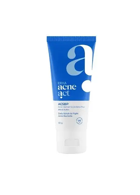 ERHA Acne Cleanser Scrub Beta Plus (Ingredients Explained)