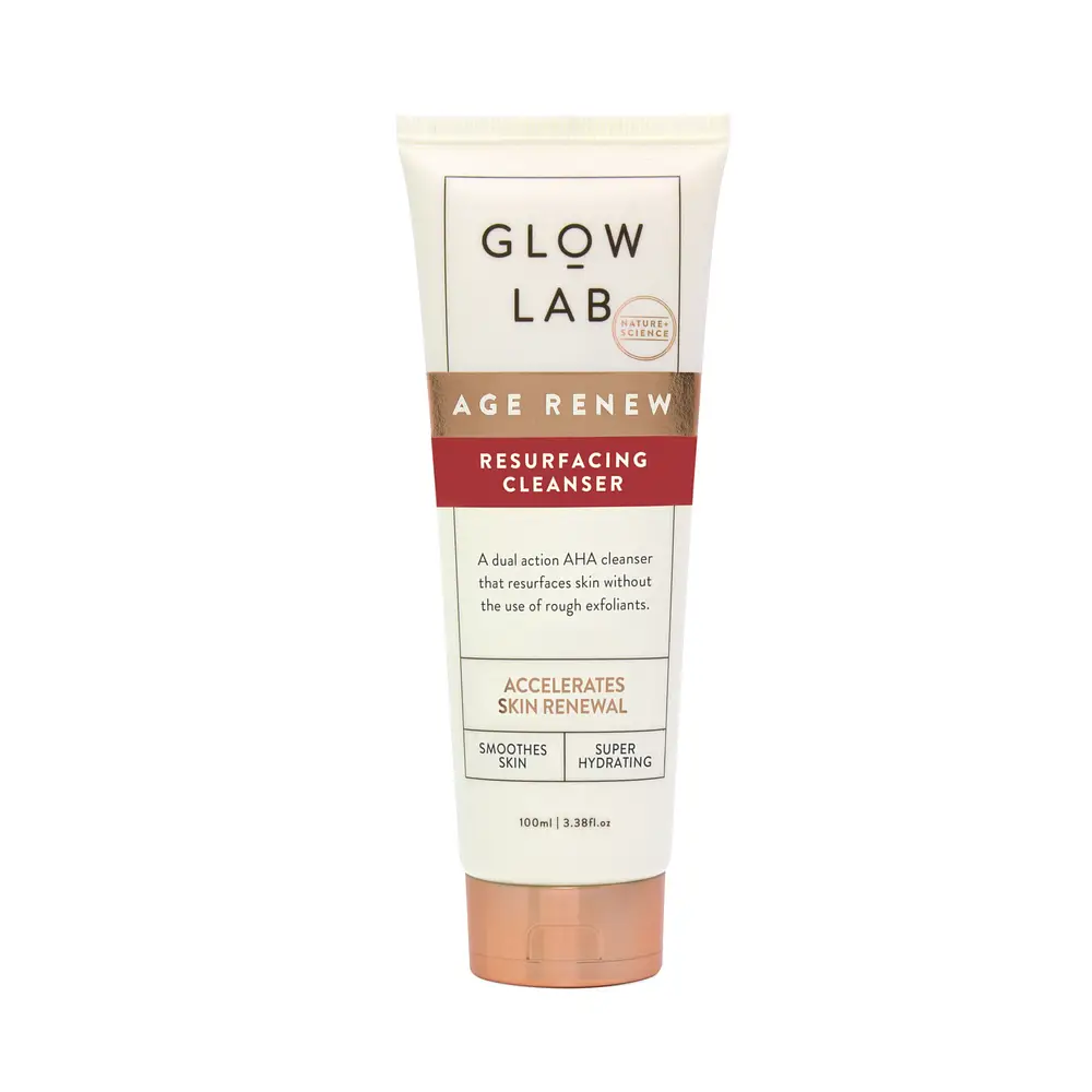 Glow Lab Age Renew Resurfacing Cleanser (Ingredients Explained)