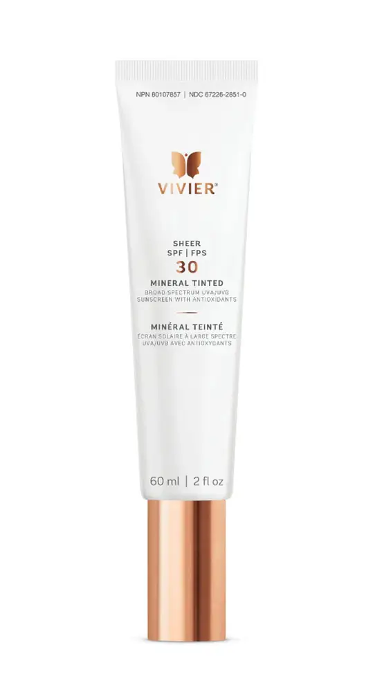 Vivier Pharma Sheer SPF 30 Mineral Tinted (Ingredients Explained)
