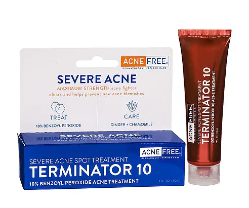Acne Free Terminator 10 Acne Spot Treatment (Ingredients Explained)