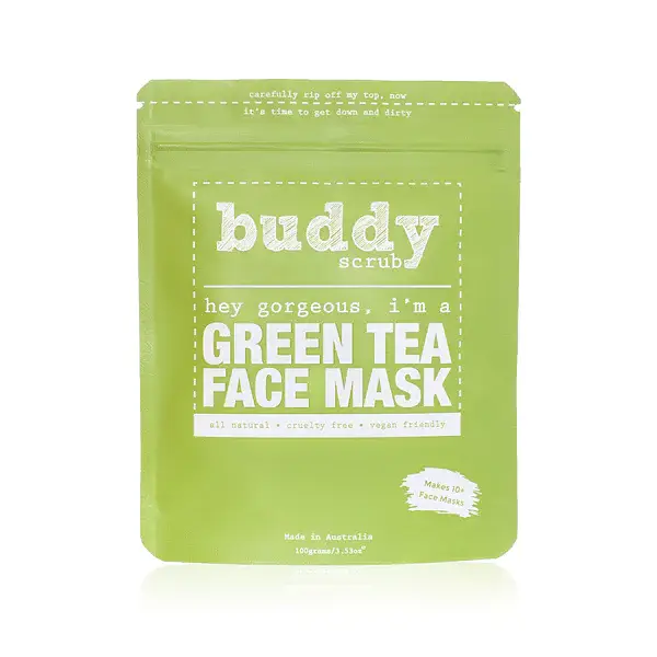 Buddy Scrub Green Tea Face Mask (Ingredients Explained)