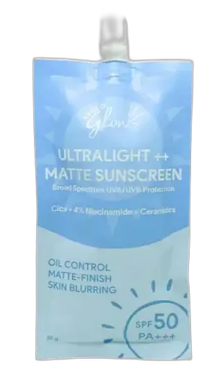 Hello Glow Ultralight ++ Matte Sunscreen SPF 50 (Ingredients