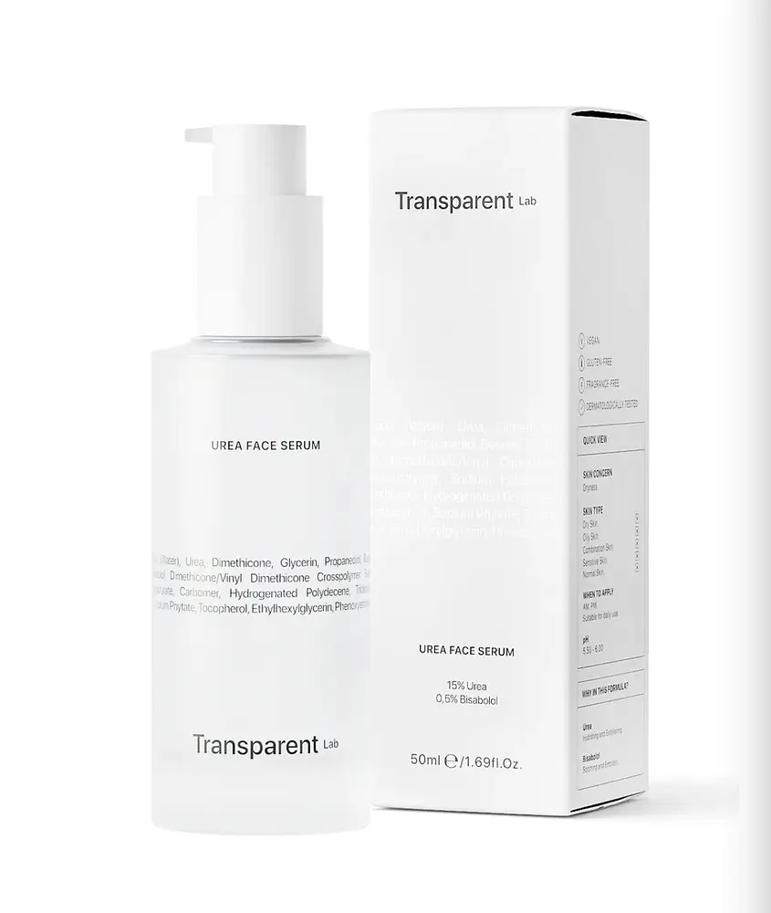 Transparent Lab Urea Face Serum (Ingredients Explained)