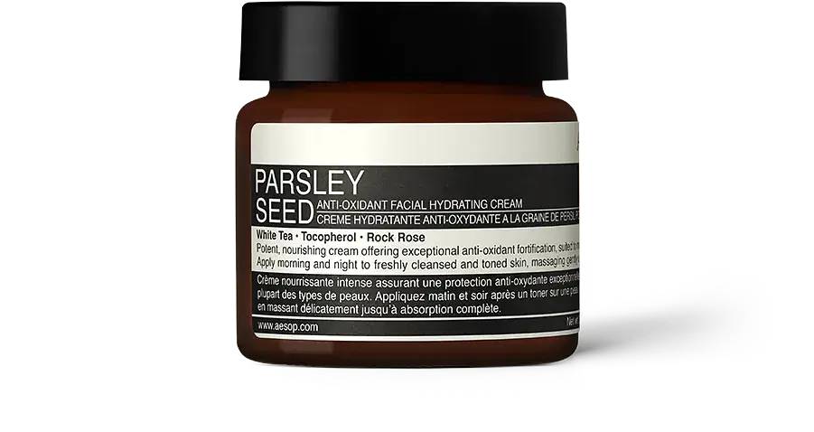 Aesop Parsley Seed Anti-Oxidant Facial Hydrating Cream (Ingredients