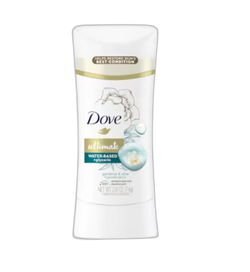 Dove Ultimate Antiperspirant Deodorant Stick (Ingredients Explained)