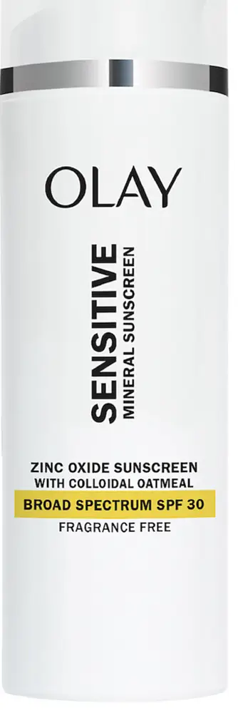 Olay Sensitive Mineral Zinc Oxide Sunscreen SPF 30 (Ingredients