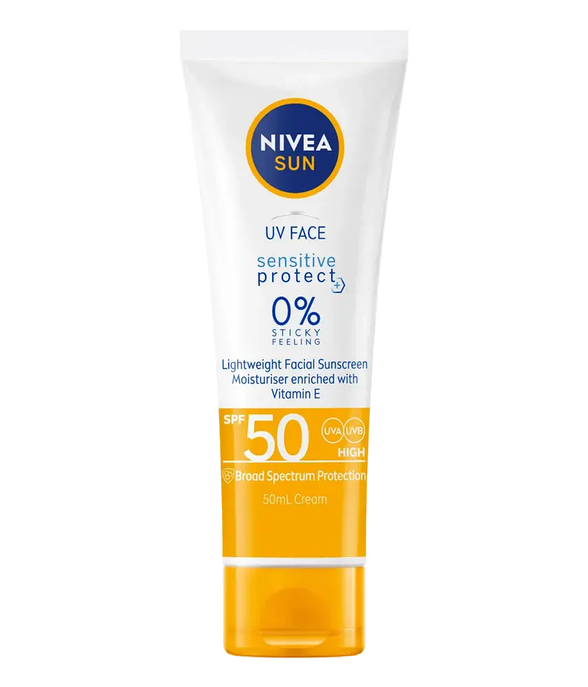 Nivea UV Face Sensitive Protect SPF 50 (Ingredients Explained)