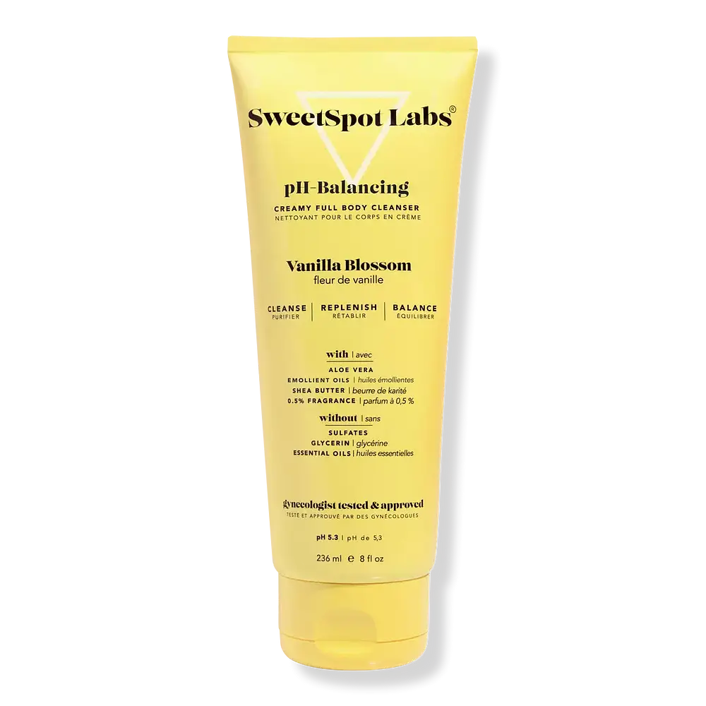 SweetSpot Labs Vanilla Blossom pH-Balancing Creamy Full Body Cleanser