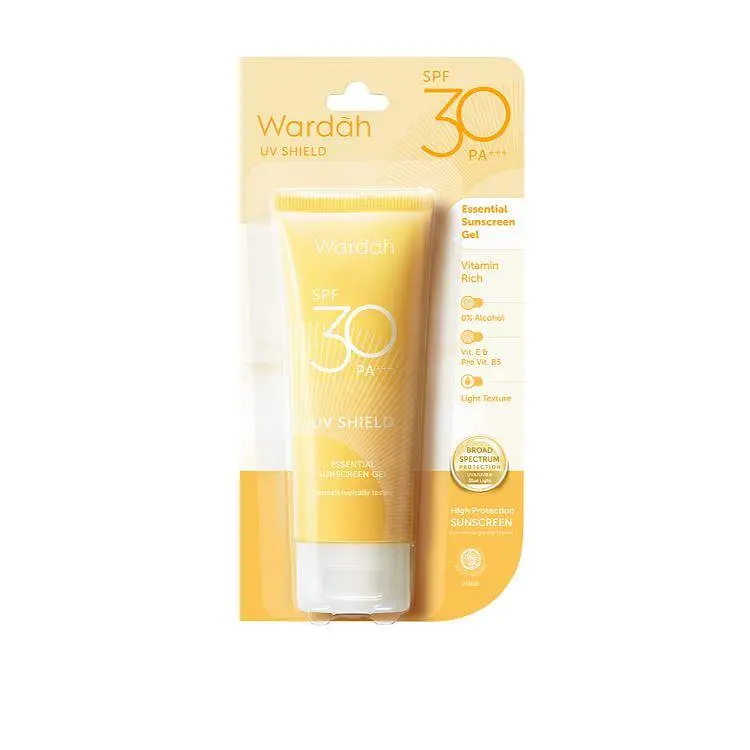 Wardah UV Shield Essential Sunscreen Gel SPF 30 (Ingredients