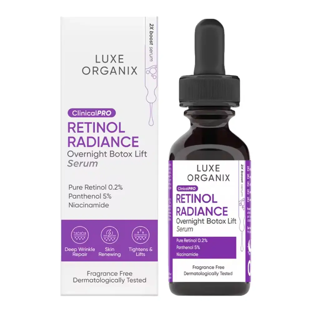 Luxe Organix Clinical Pro Retinol Radiance Serum (Ingredients