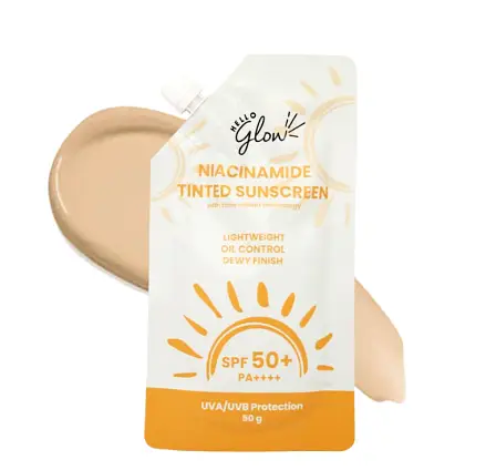 Hello Glow Niacinamide Tinted Sunscreen SPF 50+ (Ingredients