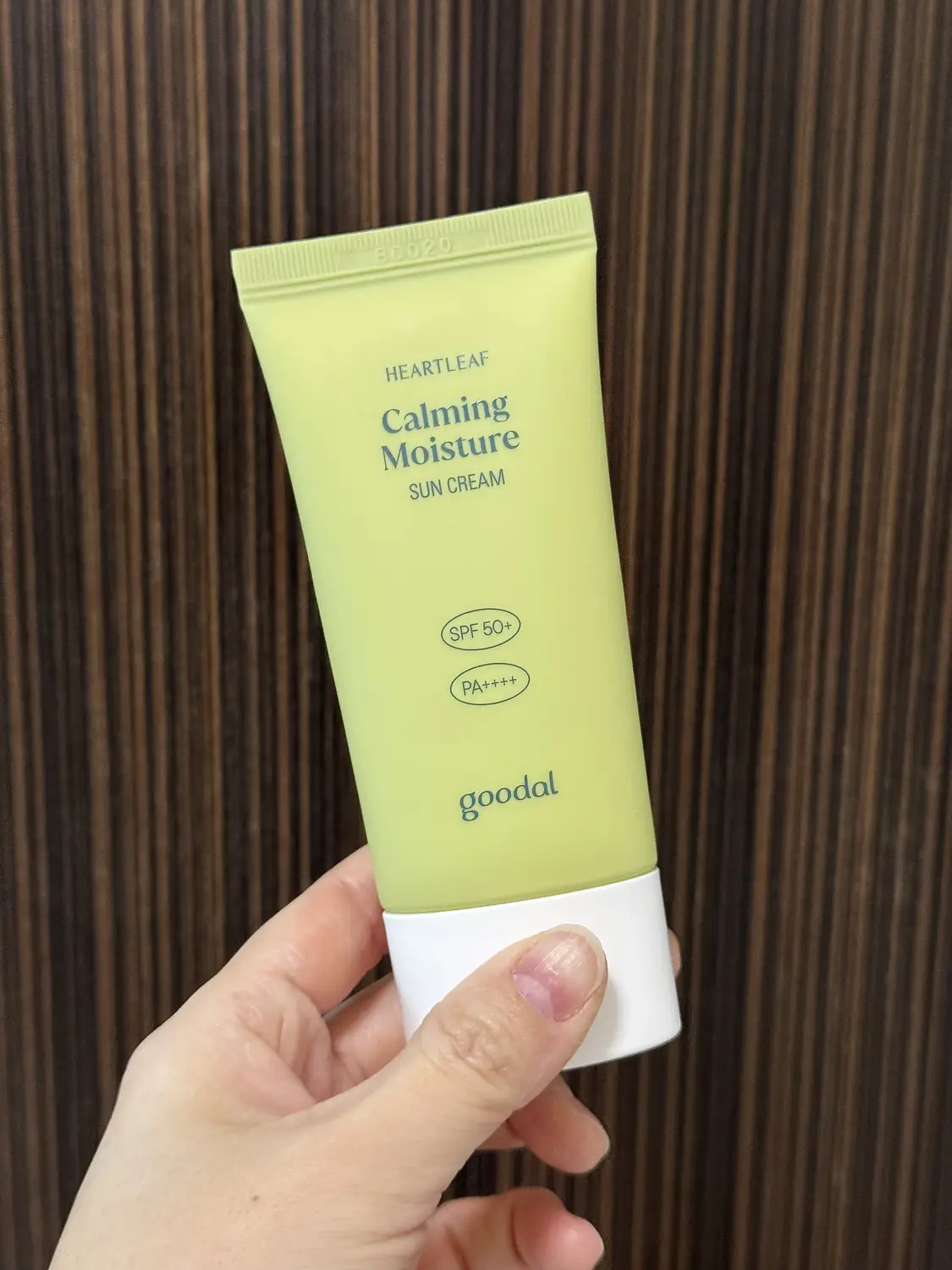 Goodal Heartleaf Calming Moisture Sun Cream SPF 50+ (Ingredients