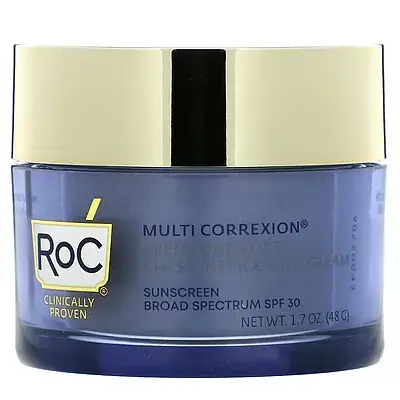 RoC Multi Correxion Neck & Face Cream SPF 30 (Ingredients Explained)