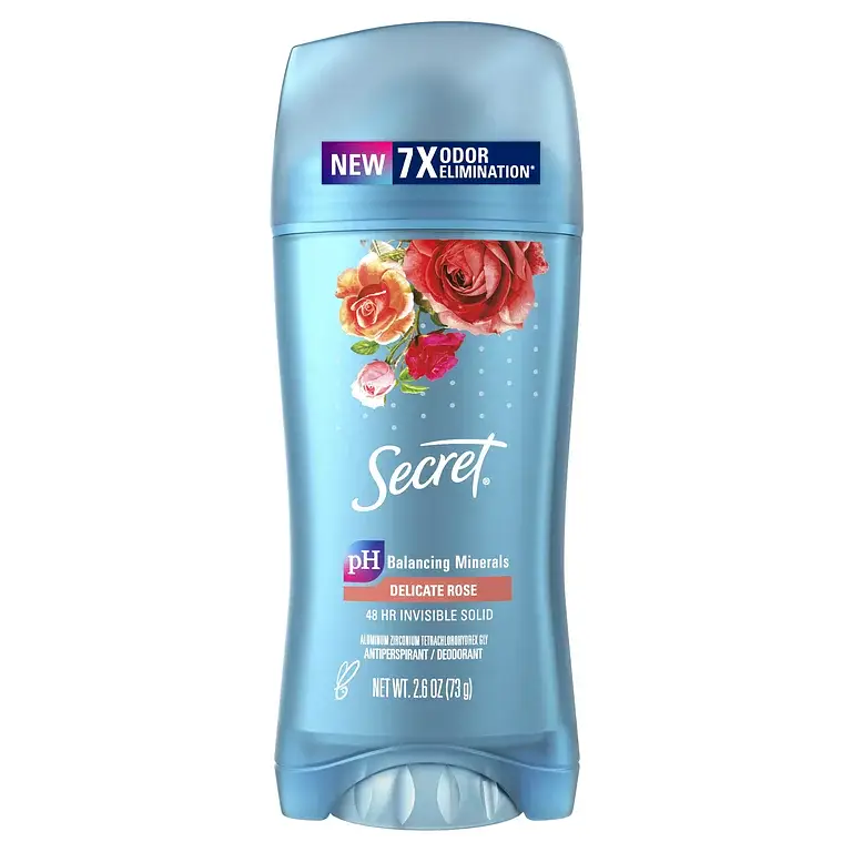 Secret Invisible Solid Antiperspirant Deodorant (Ingredients