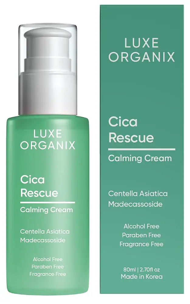 Luxe Organix Cica Rescue Calming Cream (Ingredients Explained)