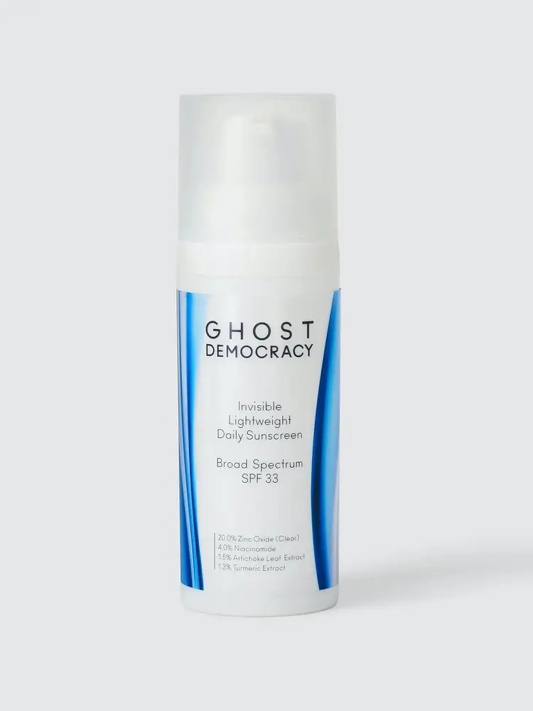Ghost Democracy Invisible Lightweight Daily Face Sunscreen SPF33