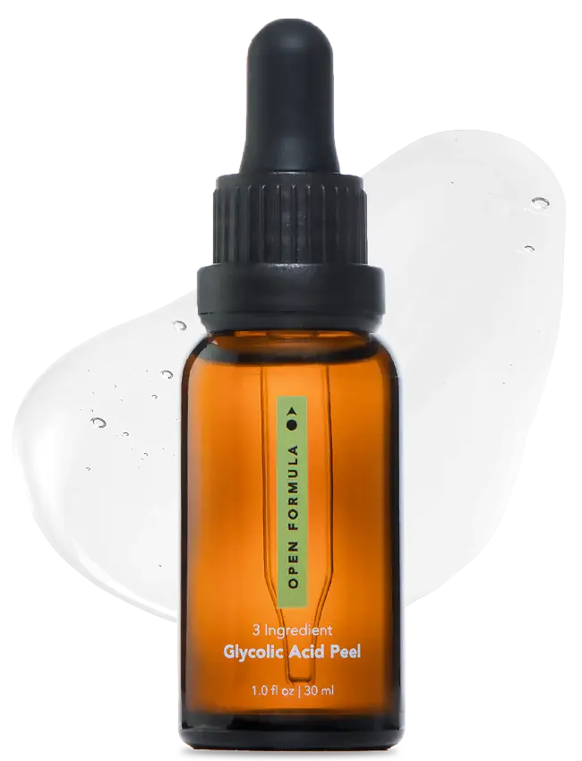 Open Formula Glycolic Acid Peel (Ingredients Explained)