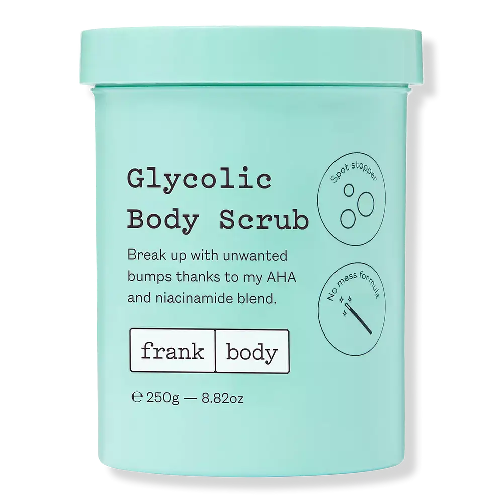 frank body Glycolic Body Scrub (Ingredients Explained)