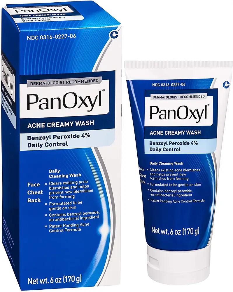 Panoxyl Benzoyl Peroxide Wash 4% (Ingredients Explained)