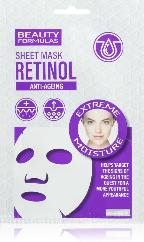 Beauty Formulas Sheet Mask Retinol (Ingredients Explained)