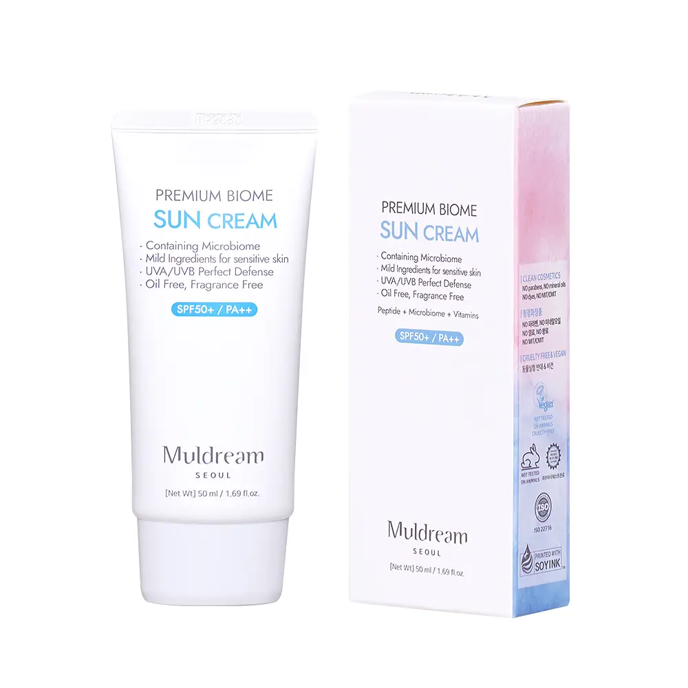 Muldream Premium Biome Sun Cream SPF 50+ (Ingredients Explained)