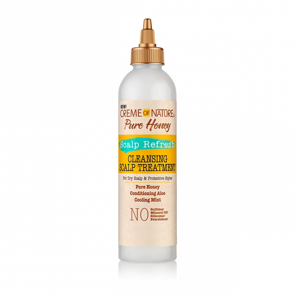 Creme of Nature Pure Honey Scalp Refresh Cleansing Scalp Treatment