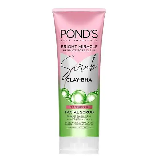 Pond's Clay-BHA Facial Scrub (Ingredients Explained)
