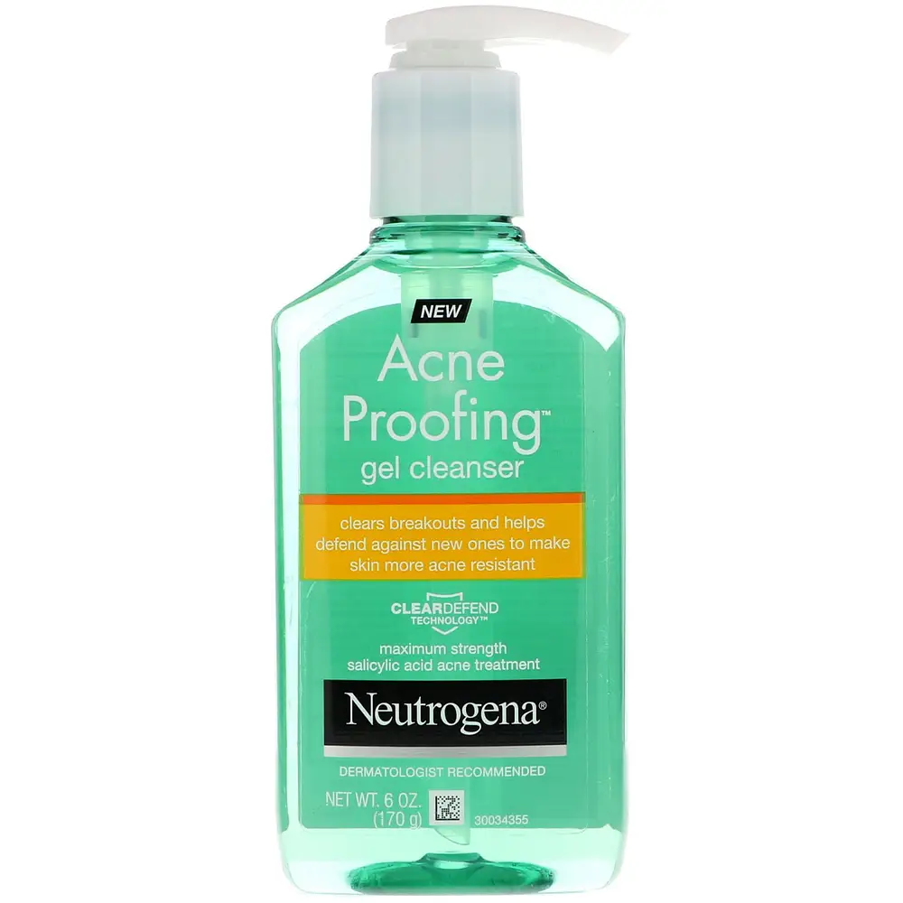 Neutrogena Acne Proofing Gel Cleanser (Ingredients Explained)
