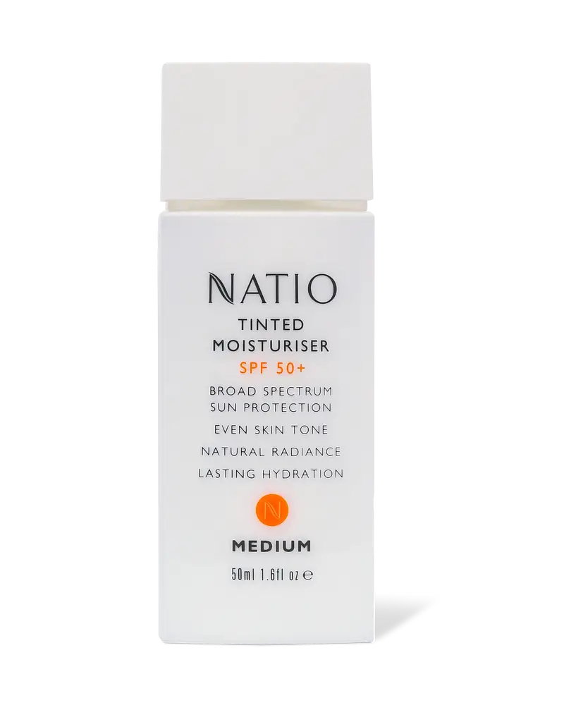 Natio Tinted Moisturiser SPF 50+ (Ingredients Explained)